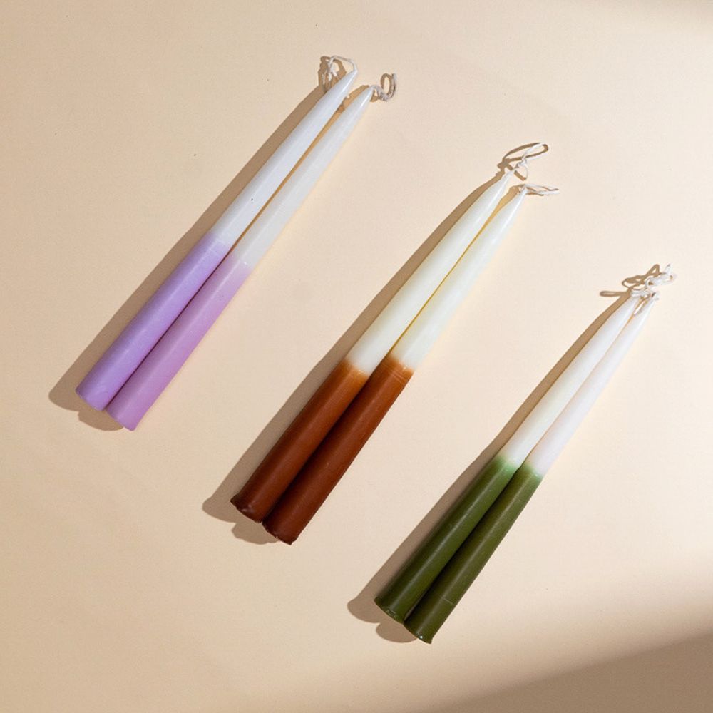 Ombré Hand-dipped Tapered Candles – Muun Home