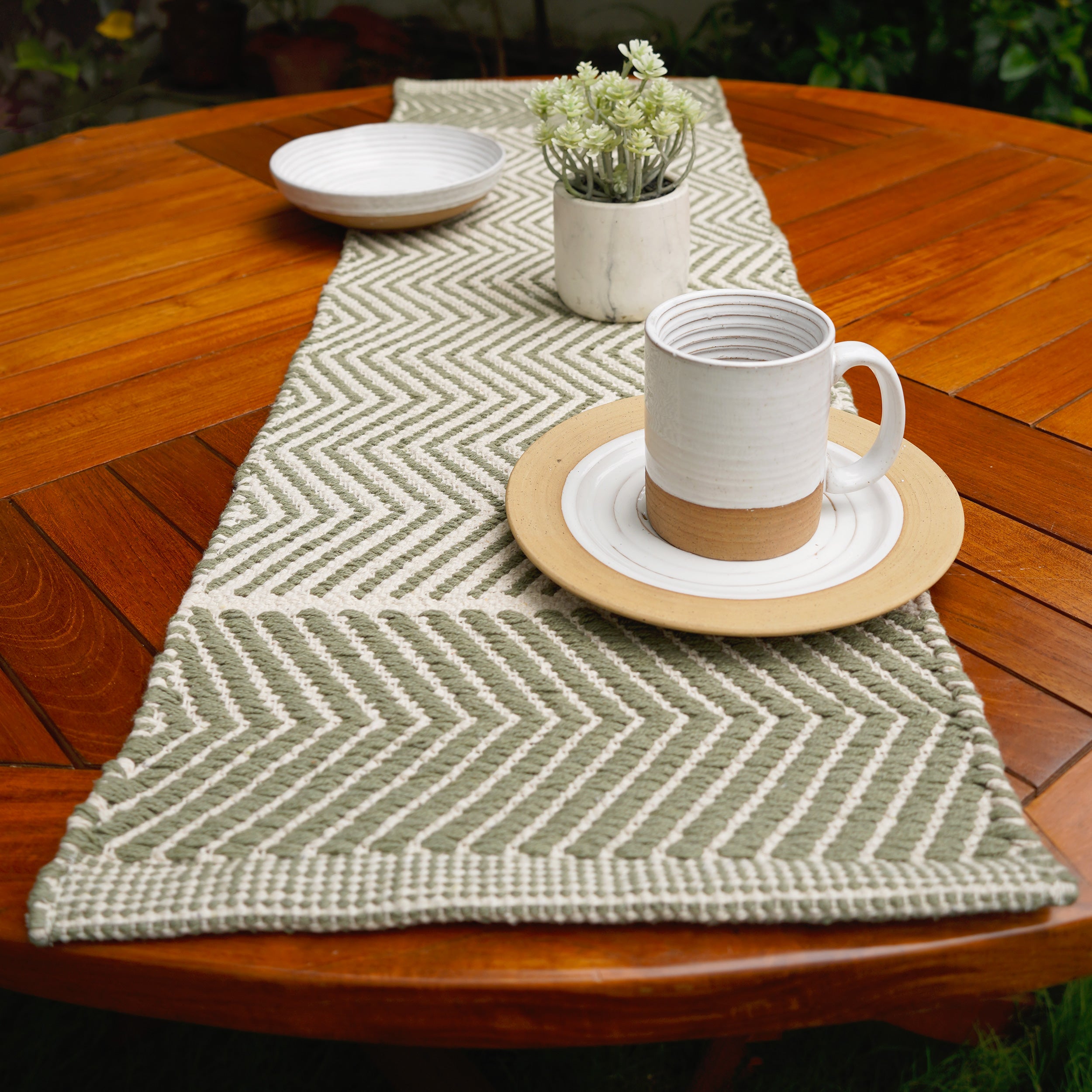 Handwoven Reversible Table Runner – Muun Home