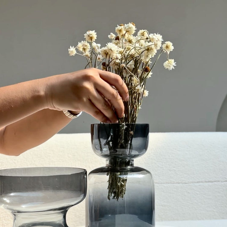 Natural Dried Ammobium Flower Bunch – Muun Home