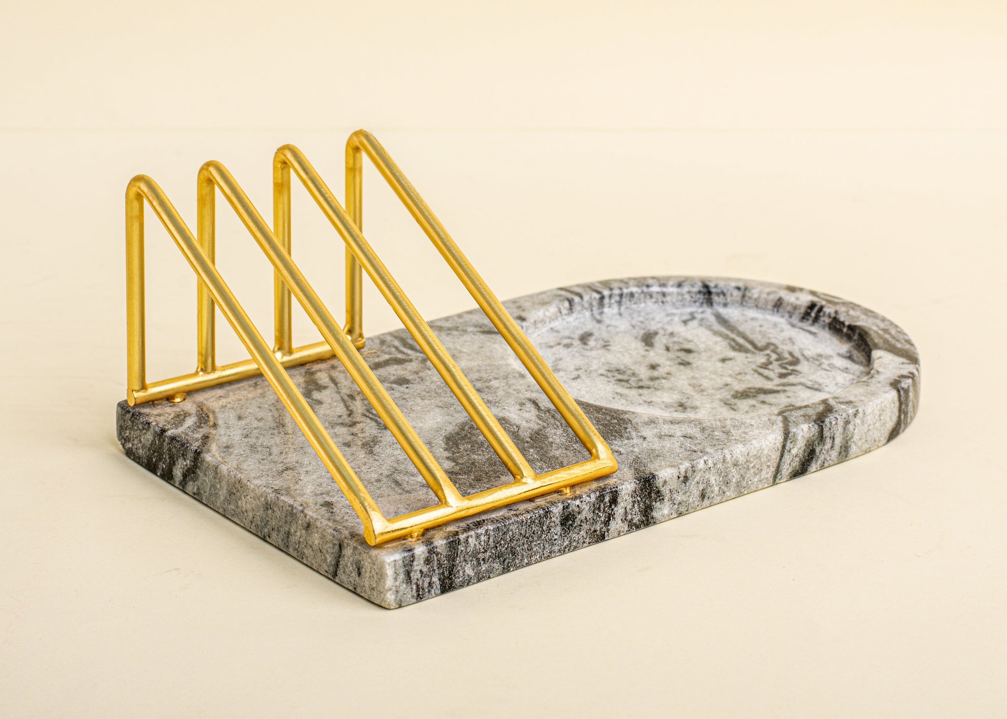 Grey marble Breakfast Tray – Muun Home