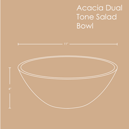 Dual Tone Salad Bowl – Muun Home